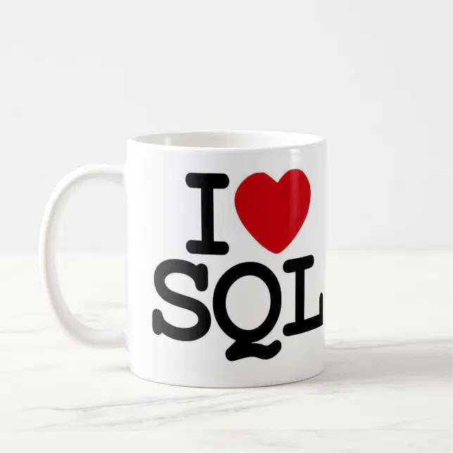 I_heart_SQL Coffee Mug | Zazzle