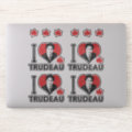 I Heart Trudeau Contour Cut Set Sticker | Zazzle