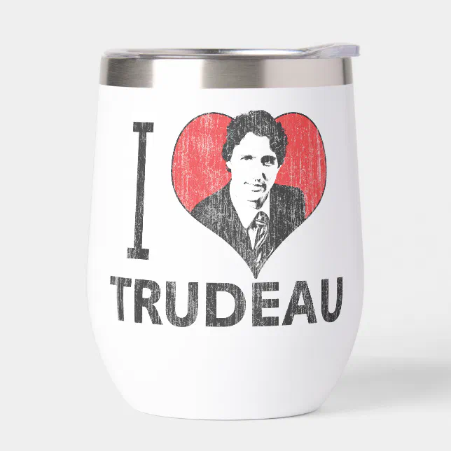 I Heart Trudeau Thermal Wine Tumbler | Zazzle