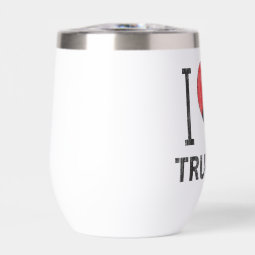 I Heart Trudeau Thermal Wine Tumbler | Zazzle