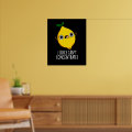 I Juice Can't Concentrate Funny Lemon Pun Dark BG Poster | Zazzle