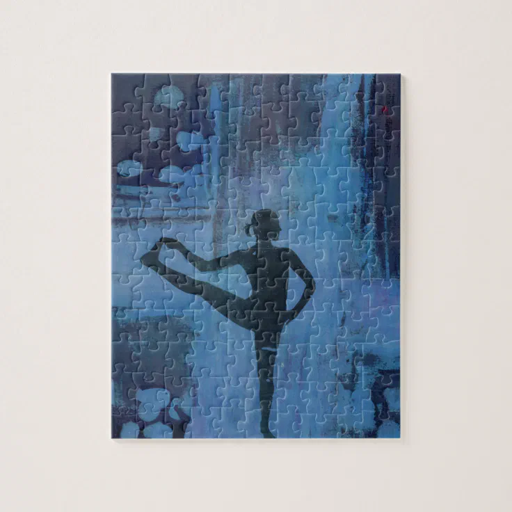I Keep My Balance Yoga Girl Jigsaw Puzzle | Zazzle