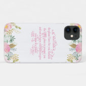 I Know the Plans Pink Floral Bible Verse Jeremiah Case-Mate iPhone Case ...