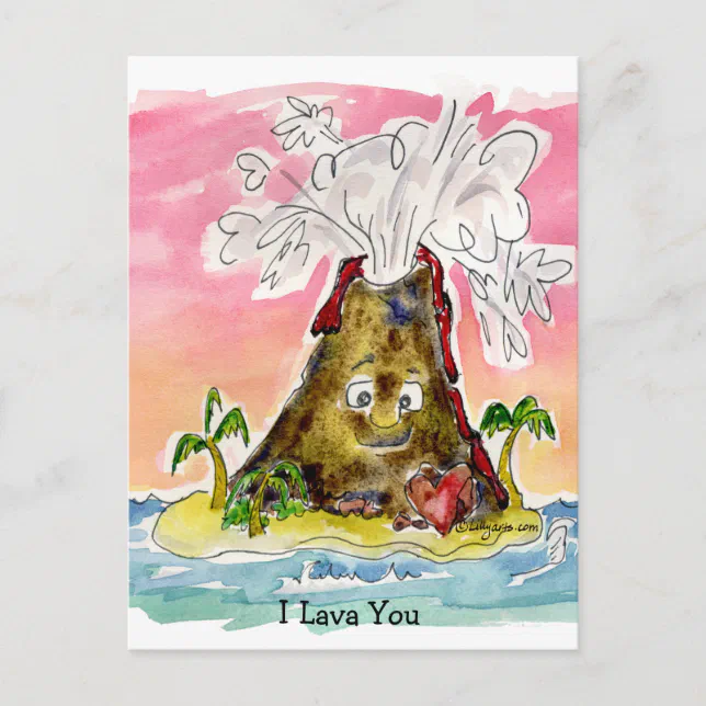 I Lava You Postcard | Zazzle