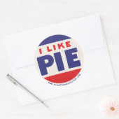 I LIKE PIE 3" stickers | Zazzle