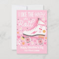 I Like The Way You Roll Valentine Classroom Card | Zazzle