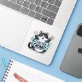 I Like Them Chonky Funny Cat Vinyl Sticker | Zazzle