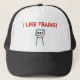 I like Trains ASDF MOVIE Trucker Hat | Zazzle