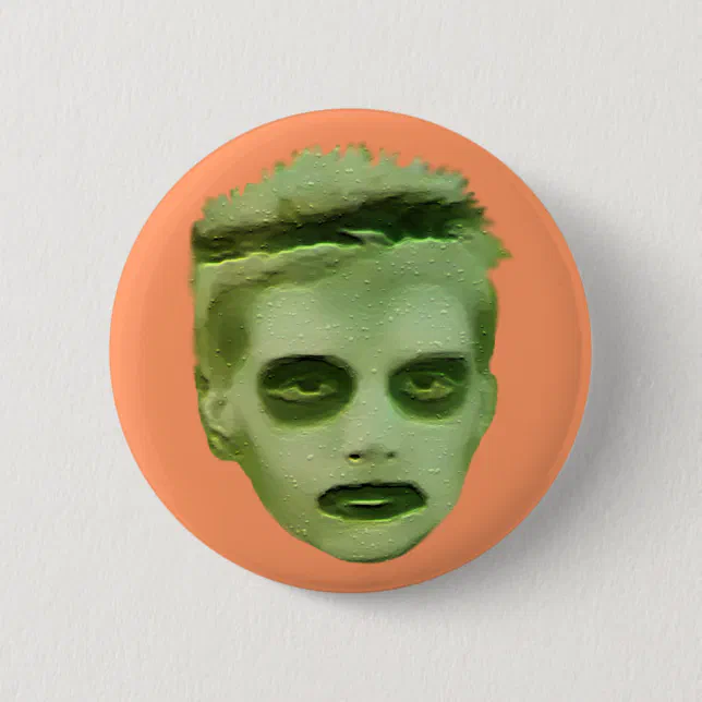 I Like Turtles Zombie Kid - Badge Pinback Button | Zazzle