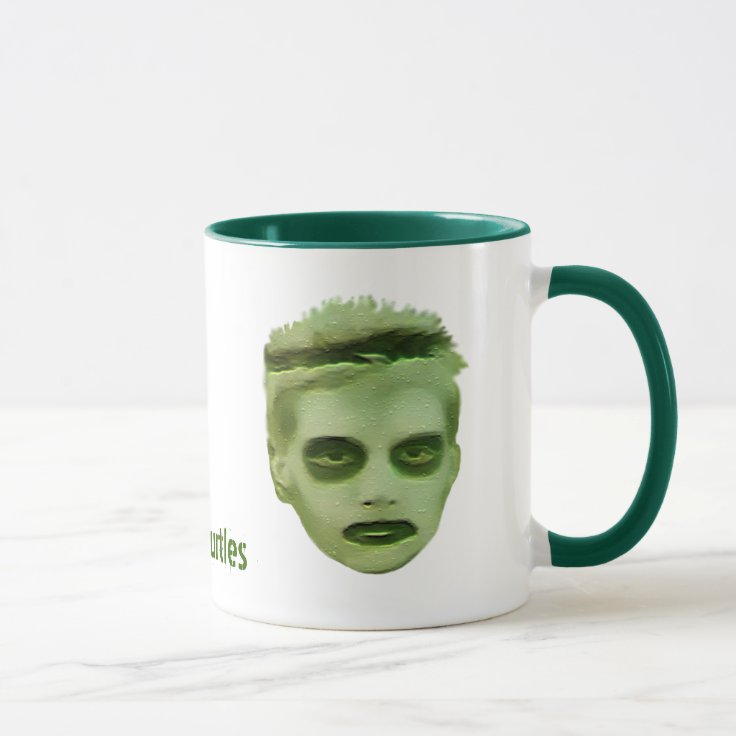 I Like Turtles Zombie Kid Mug | Zazzle