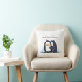 I Like You a Lottle Penguins - Pillow! Throw Pillow | Zazzle