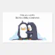 I Like You a Lottle Penguins - Sticker! Rectangular Sticker | Zazzle