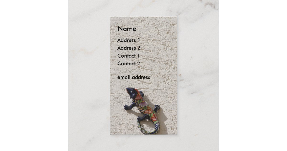 i lizard business card | Zazzle