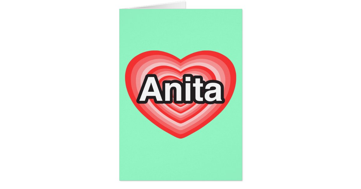 Anita I Love You Logo