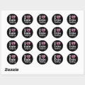 I Love Baton Twirling Cute Twirler Classic Round Sticker | Zazzle