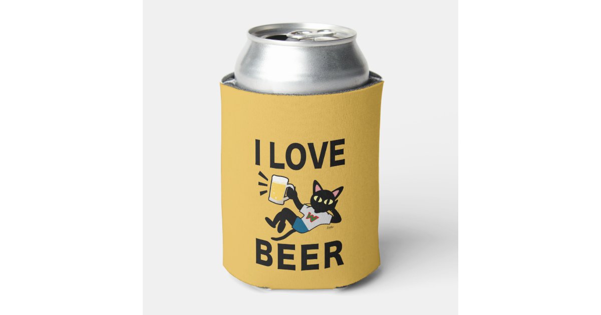 I love beer can cooler | Zazzle