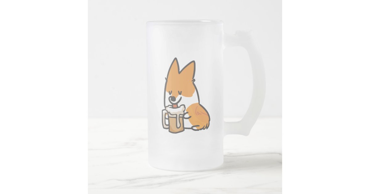I Love Beer Corgi Mug | CorgiThings | Zazzle