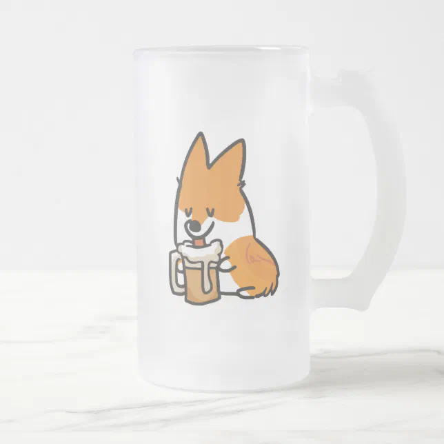 I Love Beer Corgi Mug | CorgiThings | Zazzle