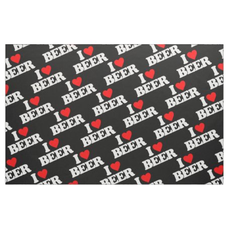 Green Beer Bottles Fabric | Zazzle