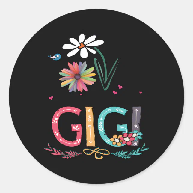 I Love Being Called Gigi Classic Round Sticker | Zazzle