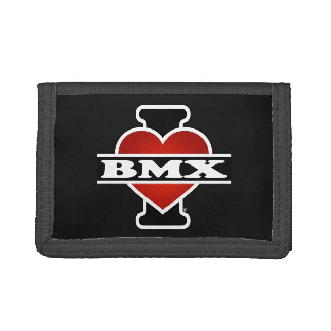 I Love BMX Tri-fold Wallet | Zazzle
