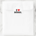 I Love Bohol Classic Round Sticker | Zazzle