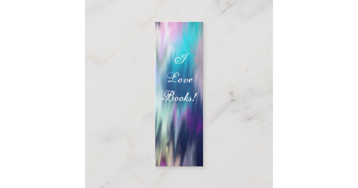 I Love Books! Bookmark Mini Business Card | Zazzle