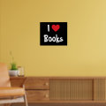 I Love Books Poster | Zazzle