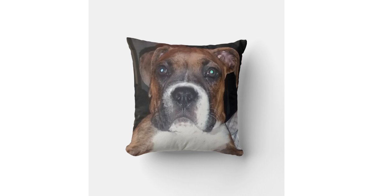 I LOVE BOXERS pillow | Zazzle
