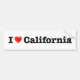 "I LOVE CALIFORNIA" BUMPER STICKER | Zazzle