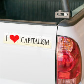 I Love Capitalism Bumper Sticker | Zazzle