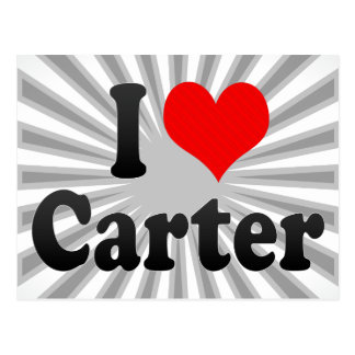 I Love Carter Gifts on Zazzle
