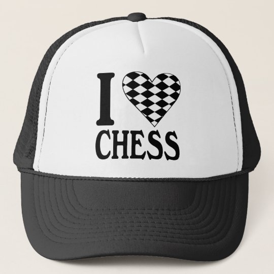 I Love Chess Hat | Zazzle.com
