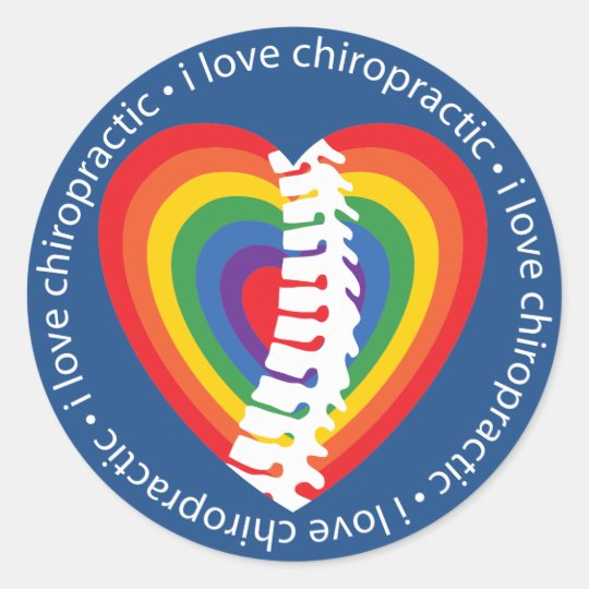 I Love Chiropractic Stickers | Zazzle.com