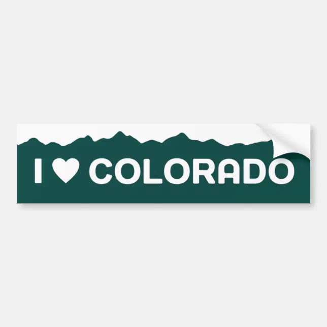 I Love Colorado Sticker | Zazzle