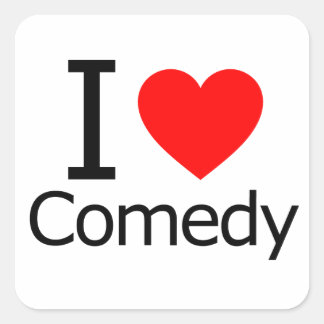 303 I Love Comedy Stickers and I Love Comedy Sticker Designs | Zazzle