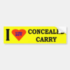 Carry a gun bumper sticker | Zazzle.com
