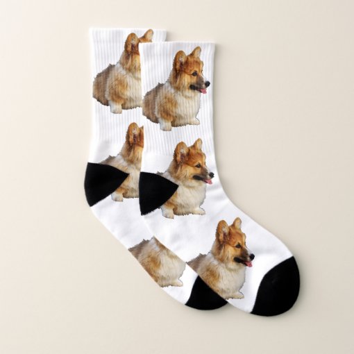i Love Corgis Socks | Zazzle