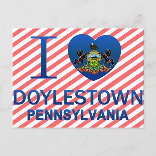 I Love Doylestown, PA Postcard | Zazzle.com