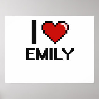 Name Emily Posters, Name Emily Prints, Art Prints, Poster Designs