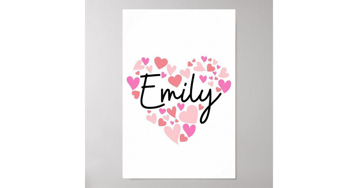 I love Emily Poster | Zazzle