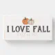 I Love Fall Most of All Wood Sign | Zazzle