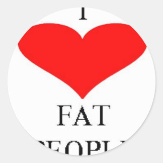 Fat People Stickers | Zazzle