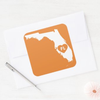 I Love Florida State Stickers | Zazzle