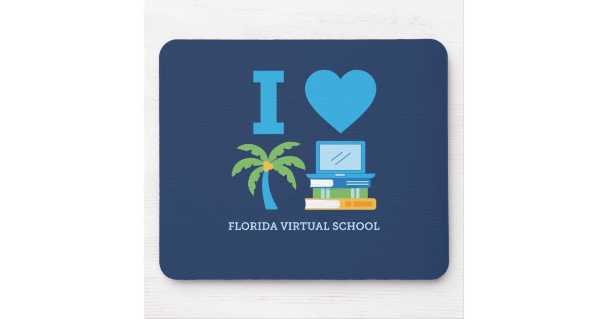 I Love FLVS Mousepad | Zazzle