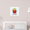 I Love Fry-Days Funny French Fries Pun Poster | Zazzle