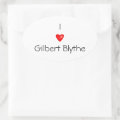 I love Gilbert Blythe car sticker | Zazzle