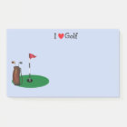 Blue Golf Clubs Post-it Notes | Zazzle.com