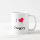 I Love Gregory Coffee Mug | Zazzle