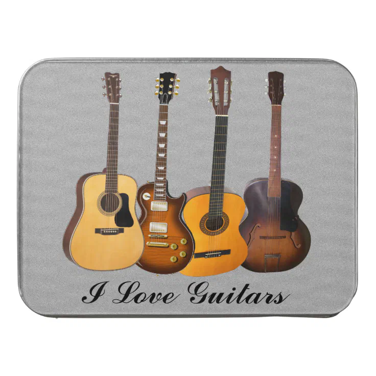 I LOVE GUITARS JIGSAW PUZZLE | Zazzle